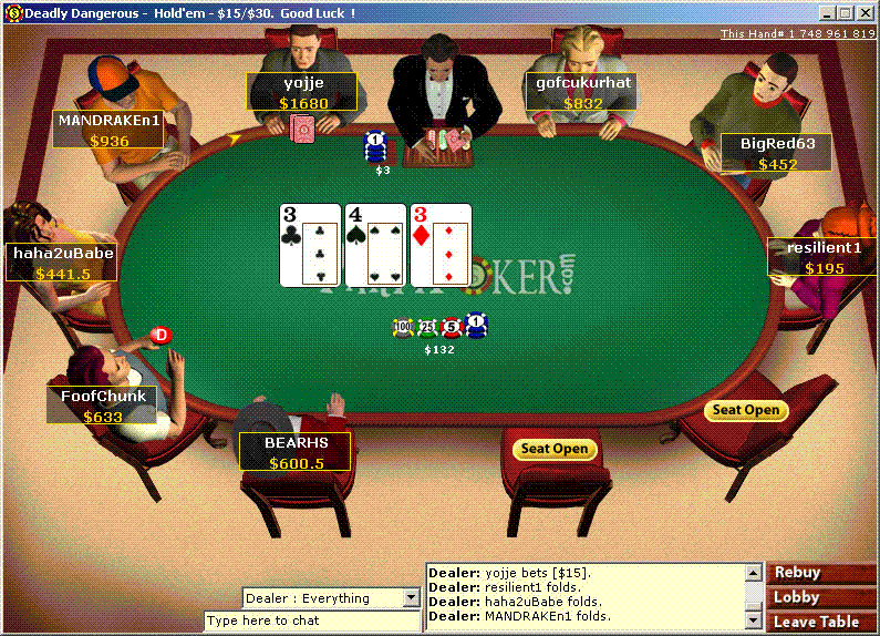 A história do poker online. Ano 2001
